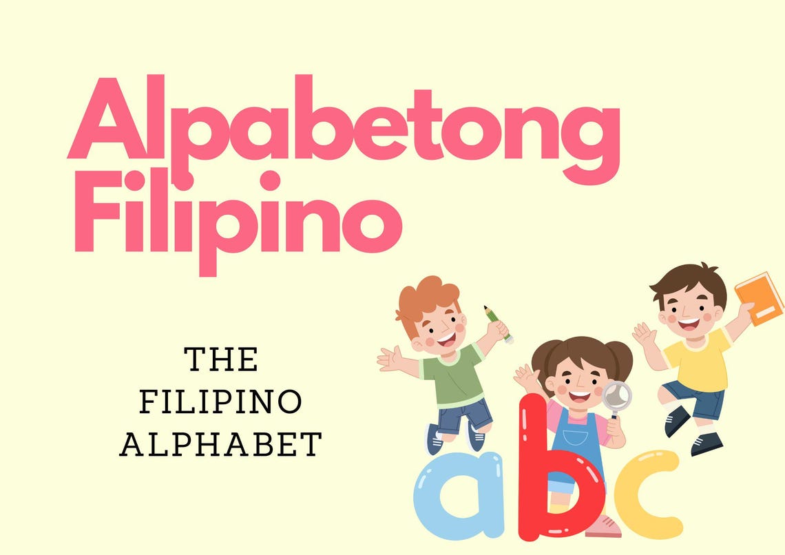 Flashcard -ang Alpabetong Filipino - the Tagalog Alphabet -A4 Printable ...