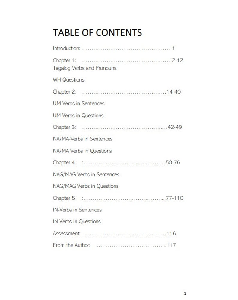 Tagalog Verbs in the Past Present and Future Tenses: A Guide - Etsy