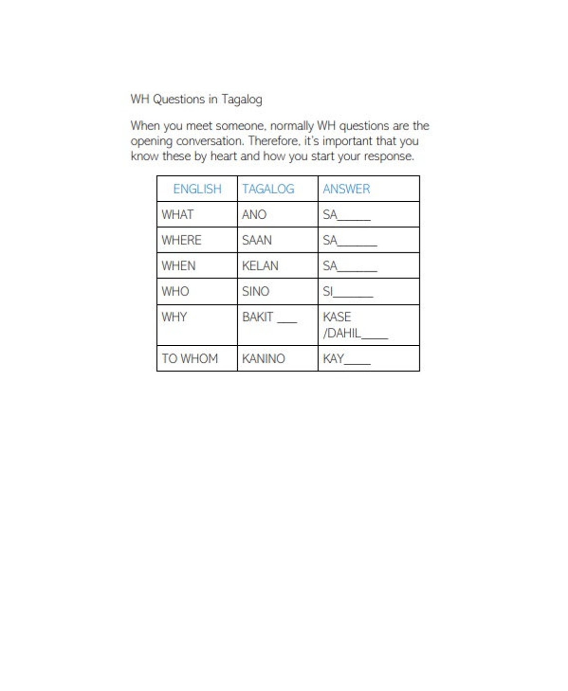 Tagalog Verbs in the Past, Present and Future Tenses: A Guide on How to ...