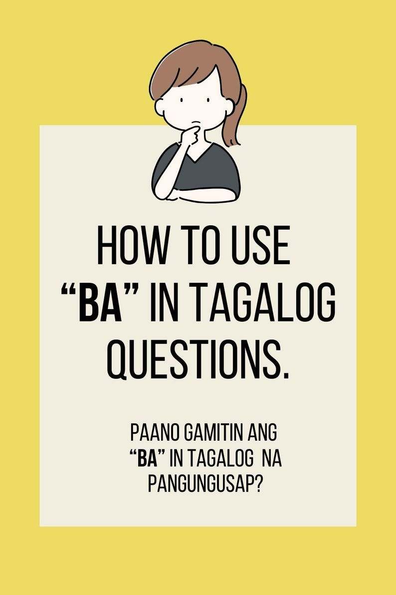 6-page Printable Guide on How to Compose Tagalog Sentences and ...