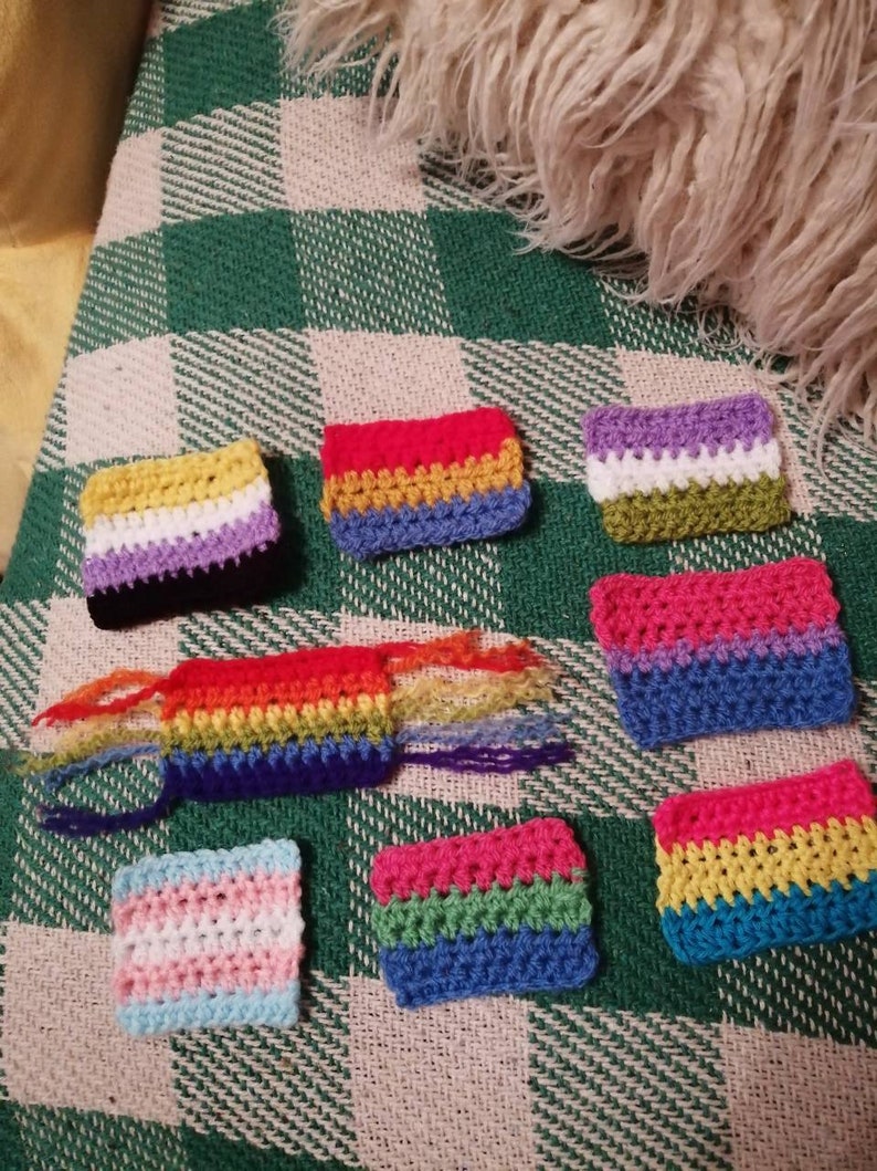 Crochet Pride Flag Patches - Etsy