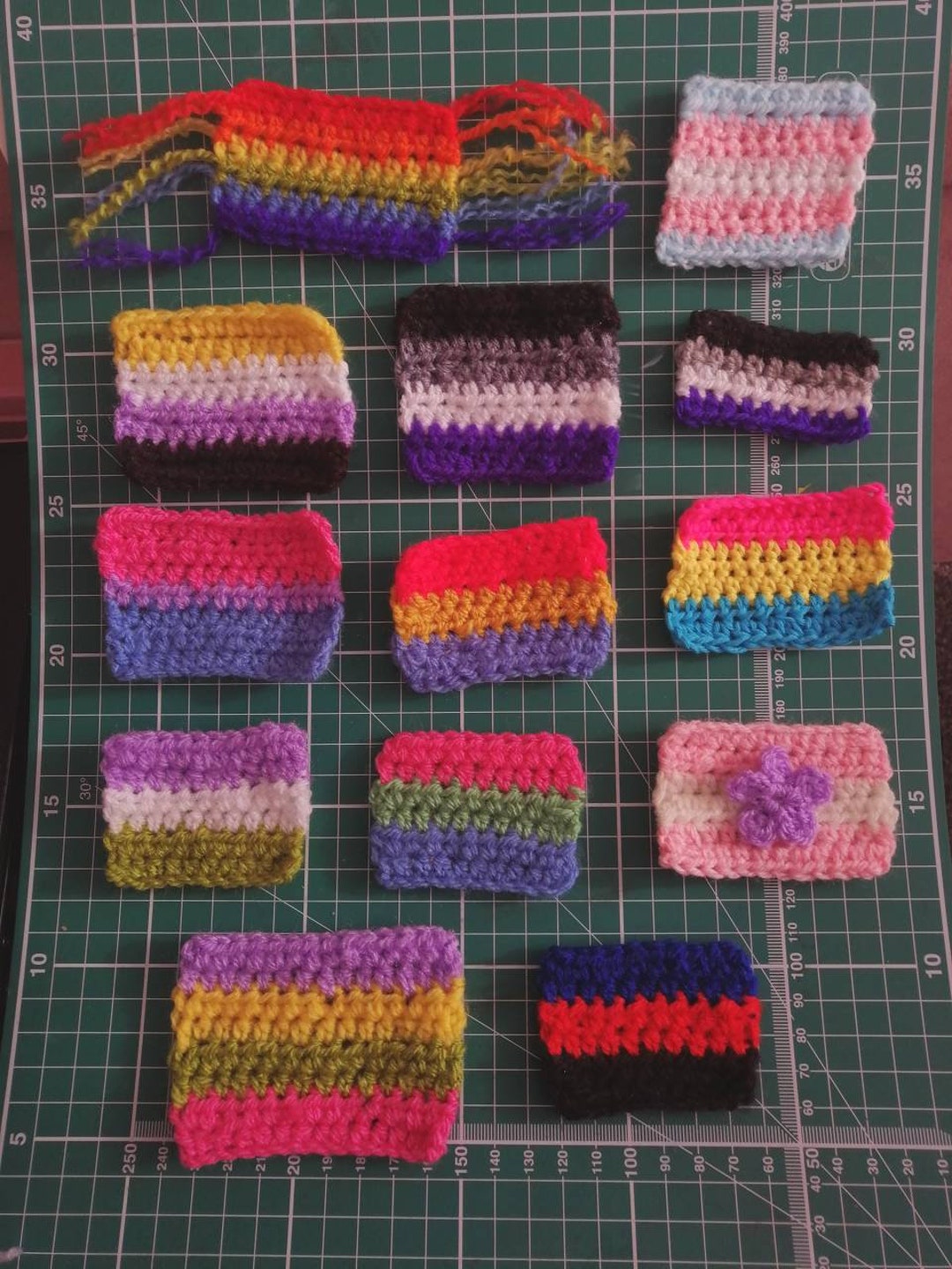 Crochet Pride Flag Patches - Etsy