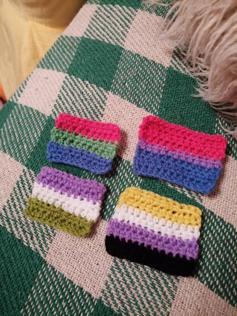 Crochet Pride Flag Patches - Etsy