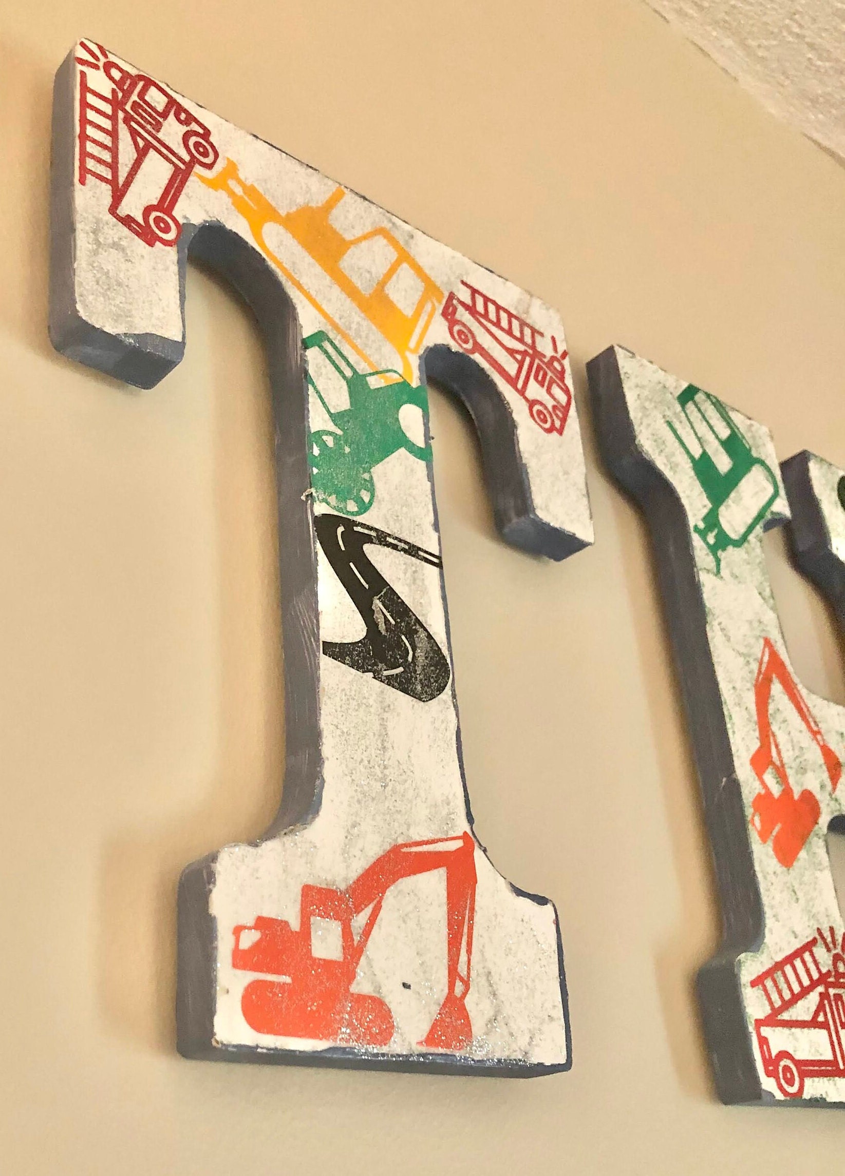 PERSONALIZED WALL LETTERS for Kids Room Nursery. 9 Inch or 13 - Etsy