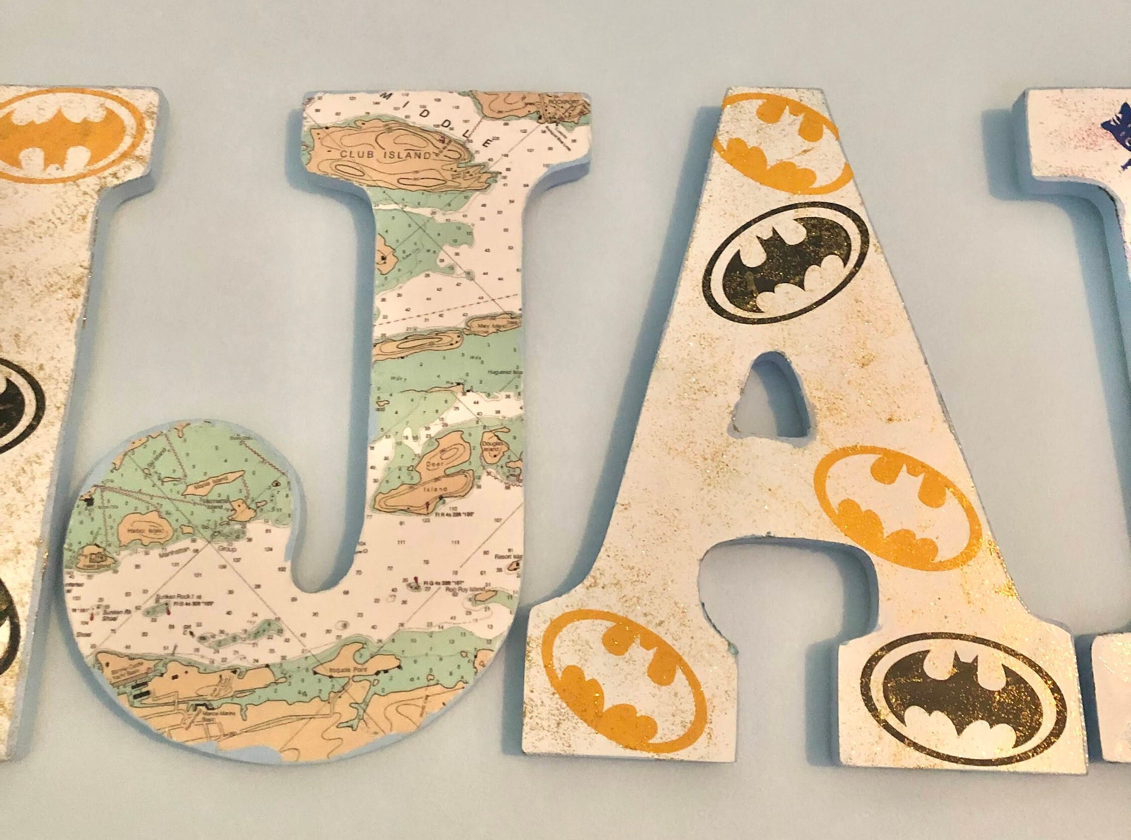 PERSONALIZED WALL LETTERS for Kids Room Nursery. 9 Inch or 13 - Etsy