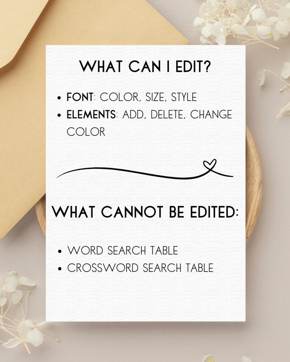 Wedding Word Search Table Game - Etsy