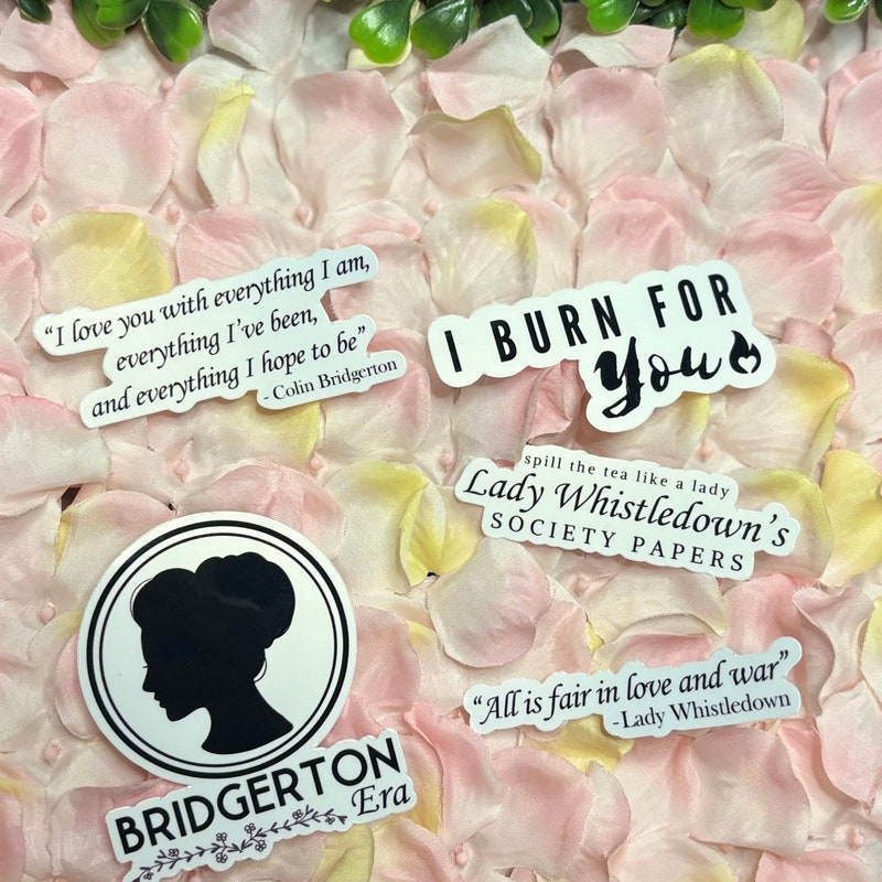 Bridgerton Planner Stickers - Etsy