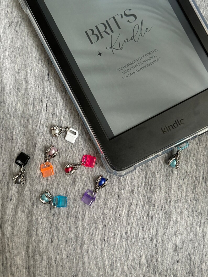 Dragon Claw Anti Dust Charm for Kindle/phone/tablet (USBC) 6 Colors - Etsy