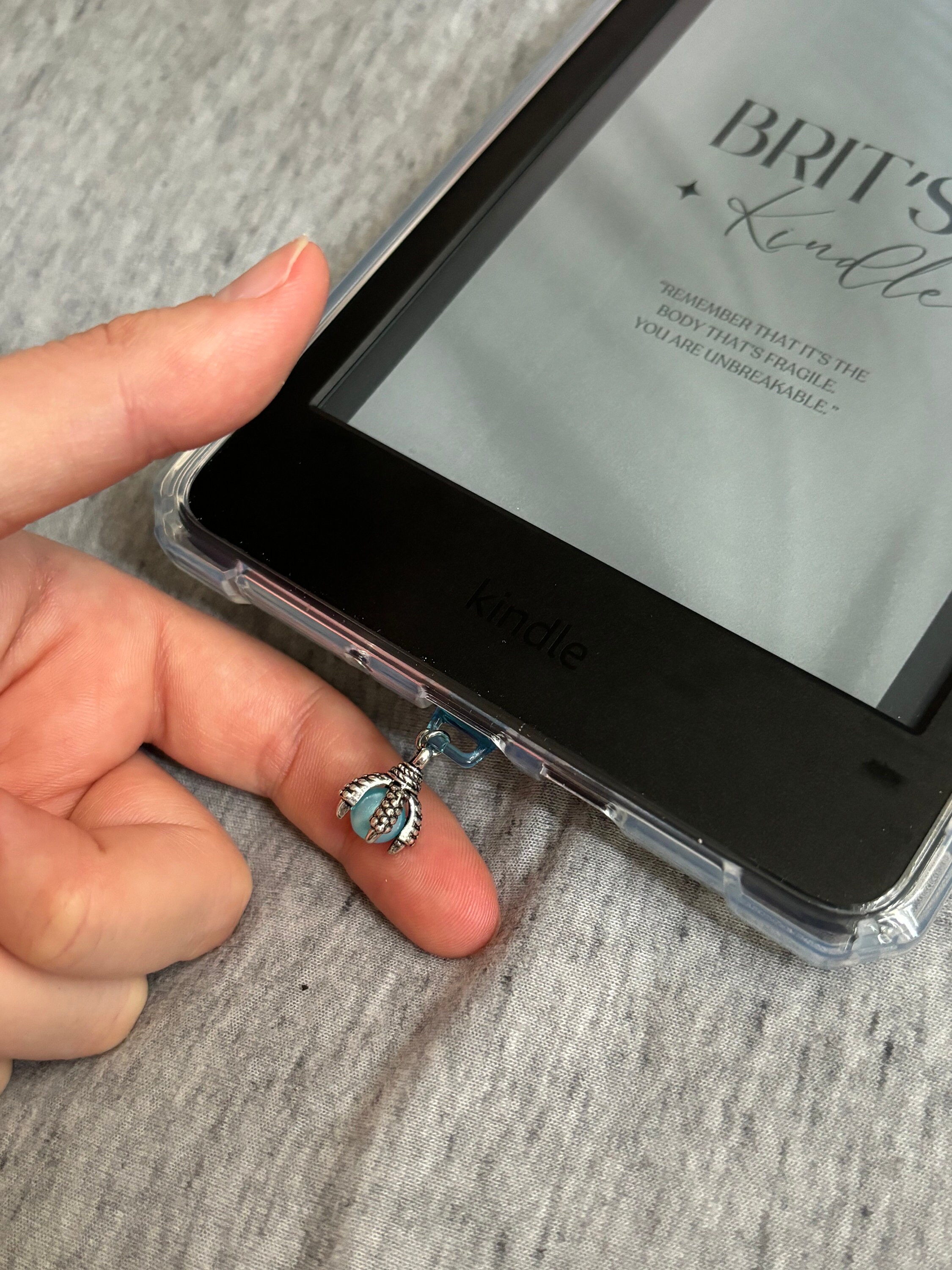Dragon Claw Anti Dust Charm for Kindle/phone/tablet (USBC) 6 Colors - Etsy