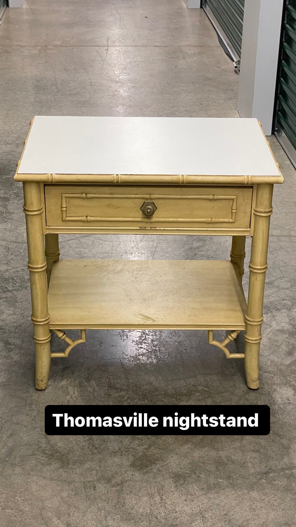 Thomasville Faux Bamboo Side Tables or Nightstands Etsy