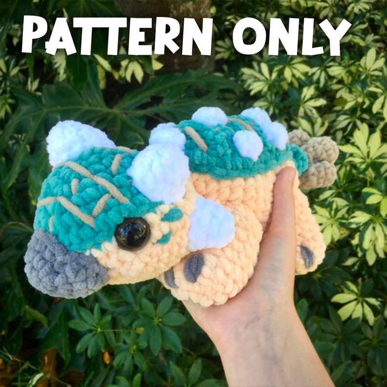 PATTERN ONLY Bumpy Ankylosaurus Cute Crochet Plush Pattern - Etsy