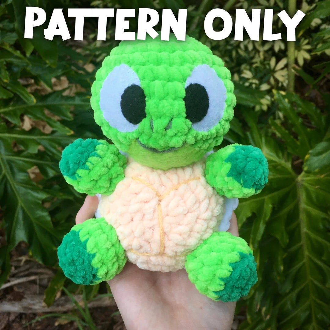 PATTERN ONLY- Turtleboy Cute Crochet Plush Pattern Instructions - Etsy
