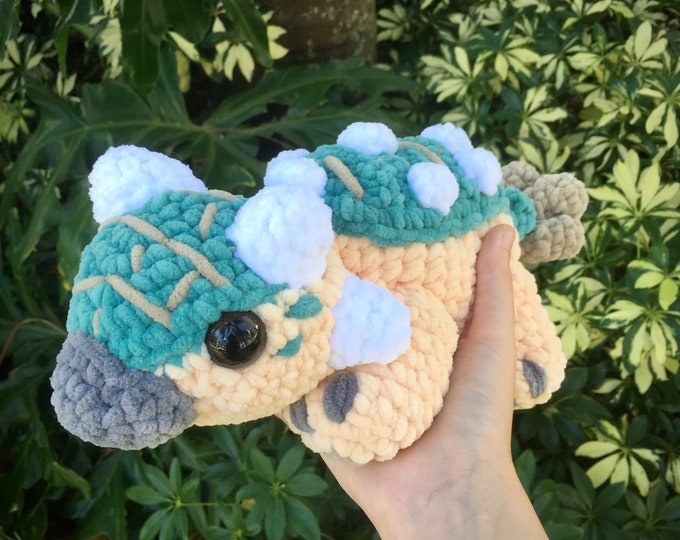 Bumpy Ankylosaurus- Cute Soft and Cuddly Crochet Amigurumi Handmade ...