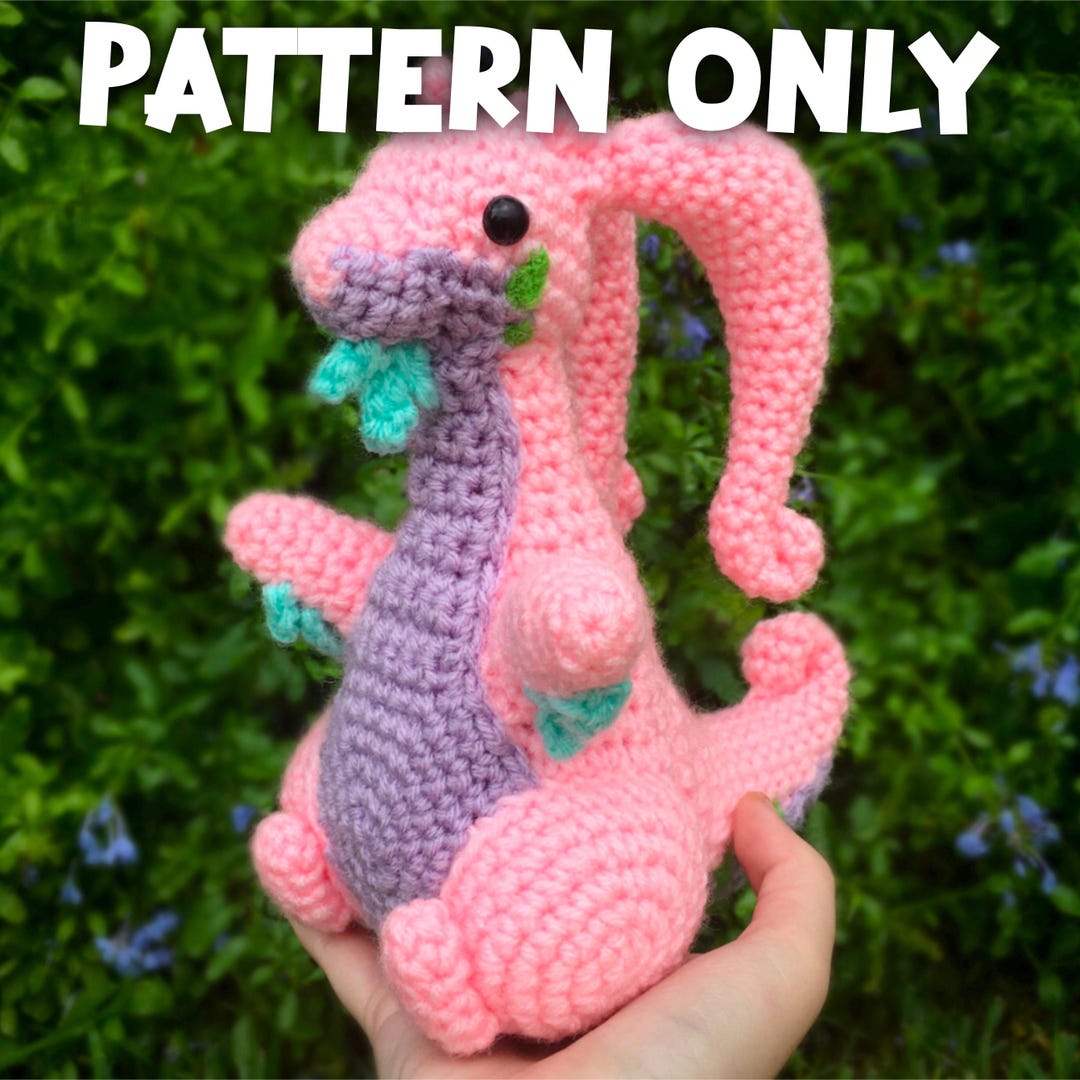 PATTERN ONLY- Goo Dragon Cute Crochet Plush Pattern Instructions - Etsy