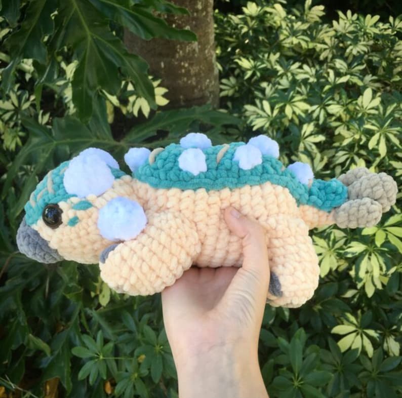 PATTERN ONLY Bumpy Ankylosaurus Cute Crochet Plush Pattern - Etsy