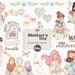 Cute Mom Clip Art Set Clip Arts, Mothers Day Illustrations, Women ...