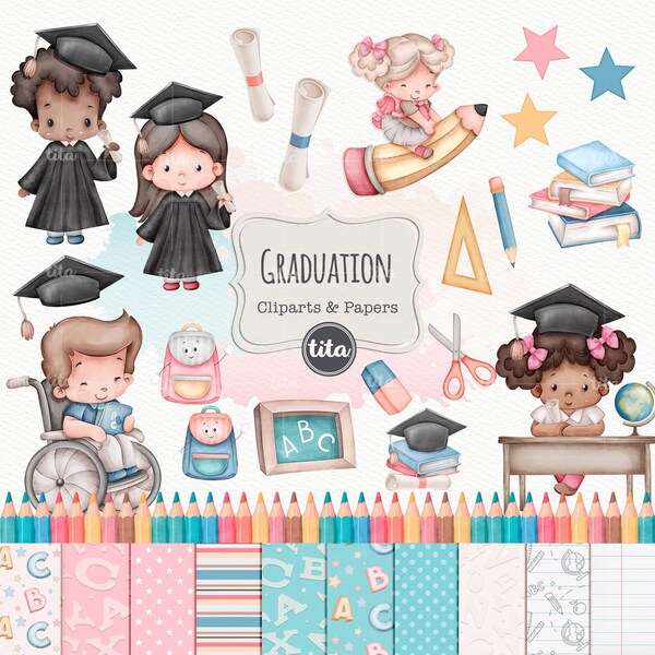 Graduation Party Clipart - Etsy
