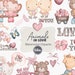 Animals in Love Clip Arts and Papers Valentine's Clipart - Etsy