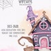 Halloween Pink Witches Clipart, Watercolor Witches and Digital Papers ...