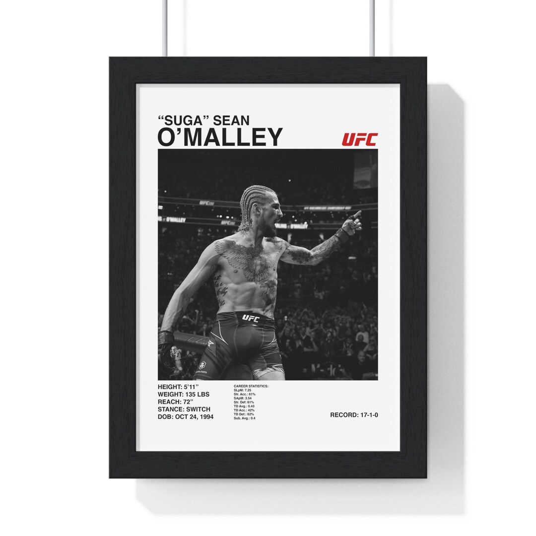 Sean suga O'malley UFC DIGITAL Poster Wall Art - Etsy