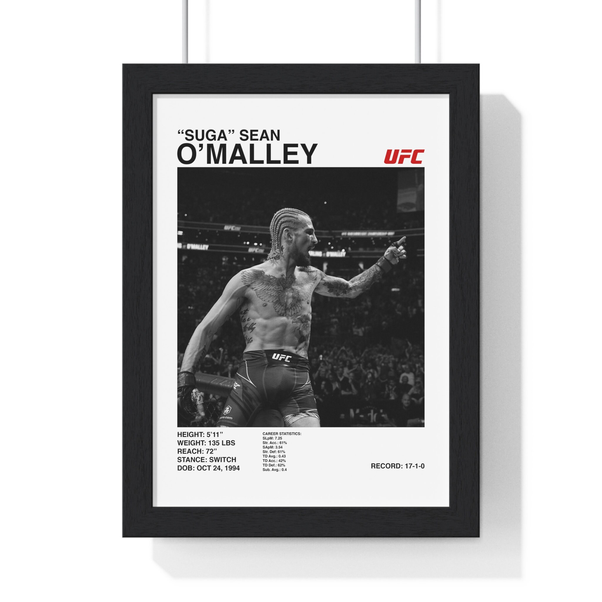 Sean suga O'malley UFC DIGITAL Poster Wall Art - Etsy