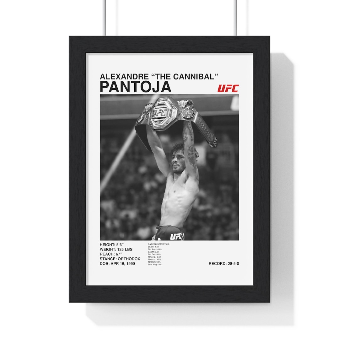 Alexandre Pantoja UFC Poster Wall Art - Etsy