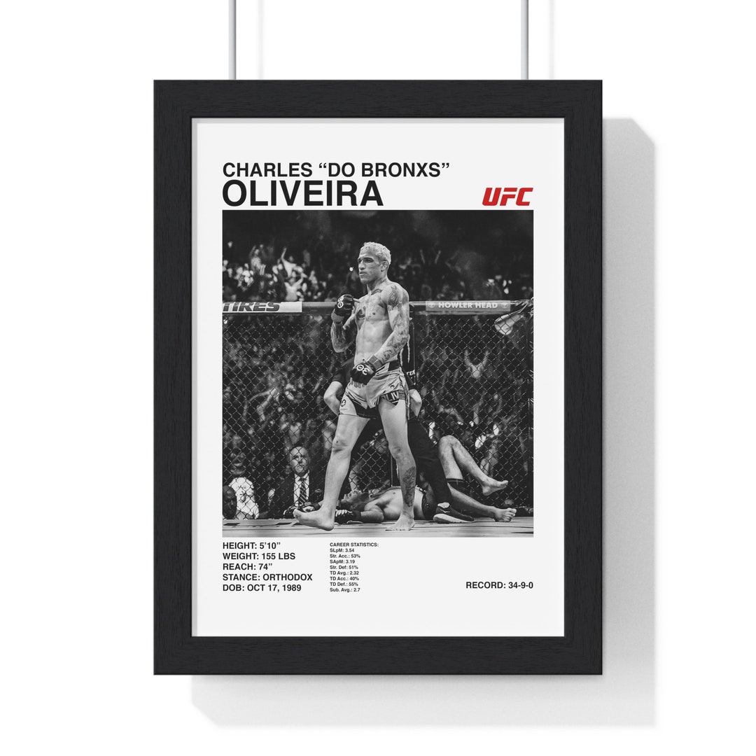 Charles Oliveira UFC Poster Wall Art - Etsy