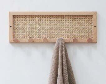 Rattan Hat Rack - Etsy