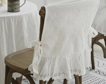 Embroidered Chair Back Cover - Etsy