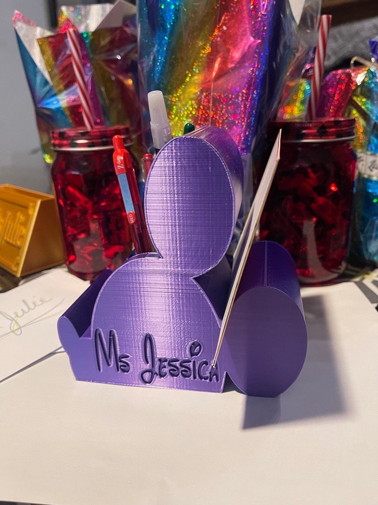 Mickey Mouse Pen and Accessory Holder - Etsy