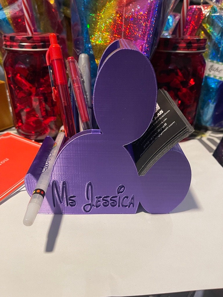 Mickey Mouse Pen and Accessory Holder - Etsy