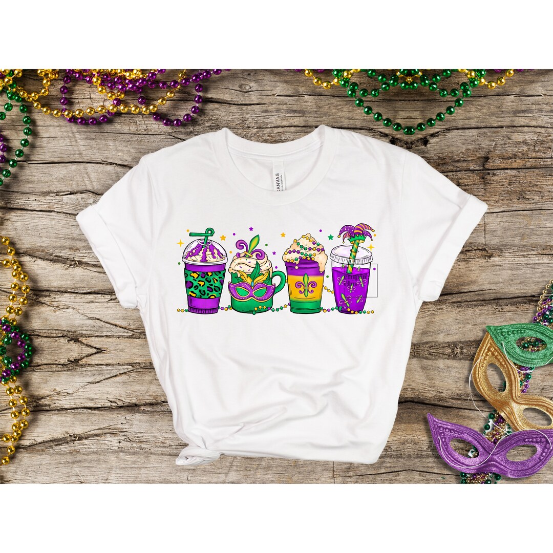 Mardi Gras Coffee Cups, New Orleans, Fat Tuesday, Fleur De Lis, King ...