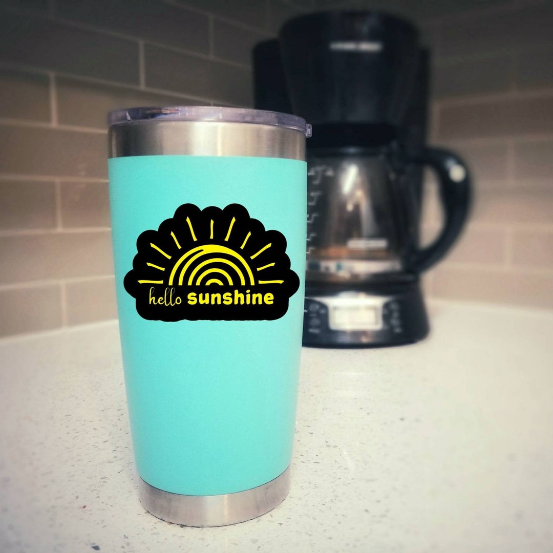 Hello Sunshine Vinyl Decal - Sunshine Sticker - Etsy