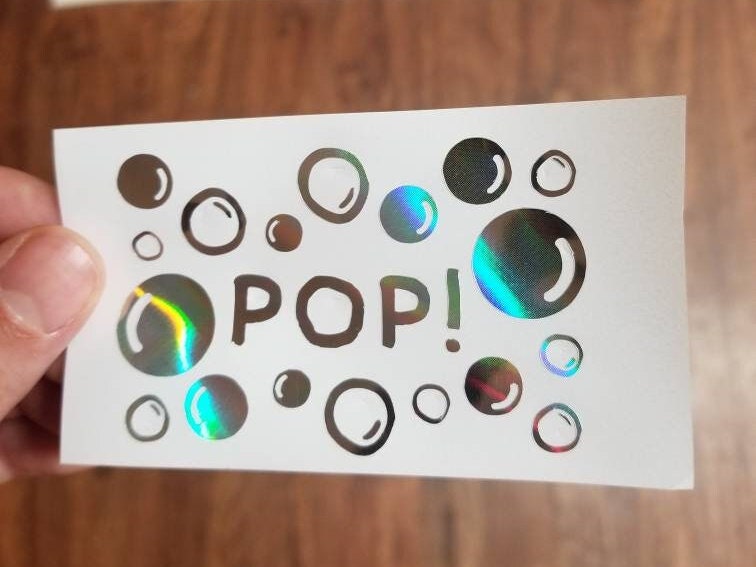 POP! - Vinyl Bubble Sticker - Bubble Decal - Etsy