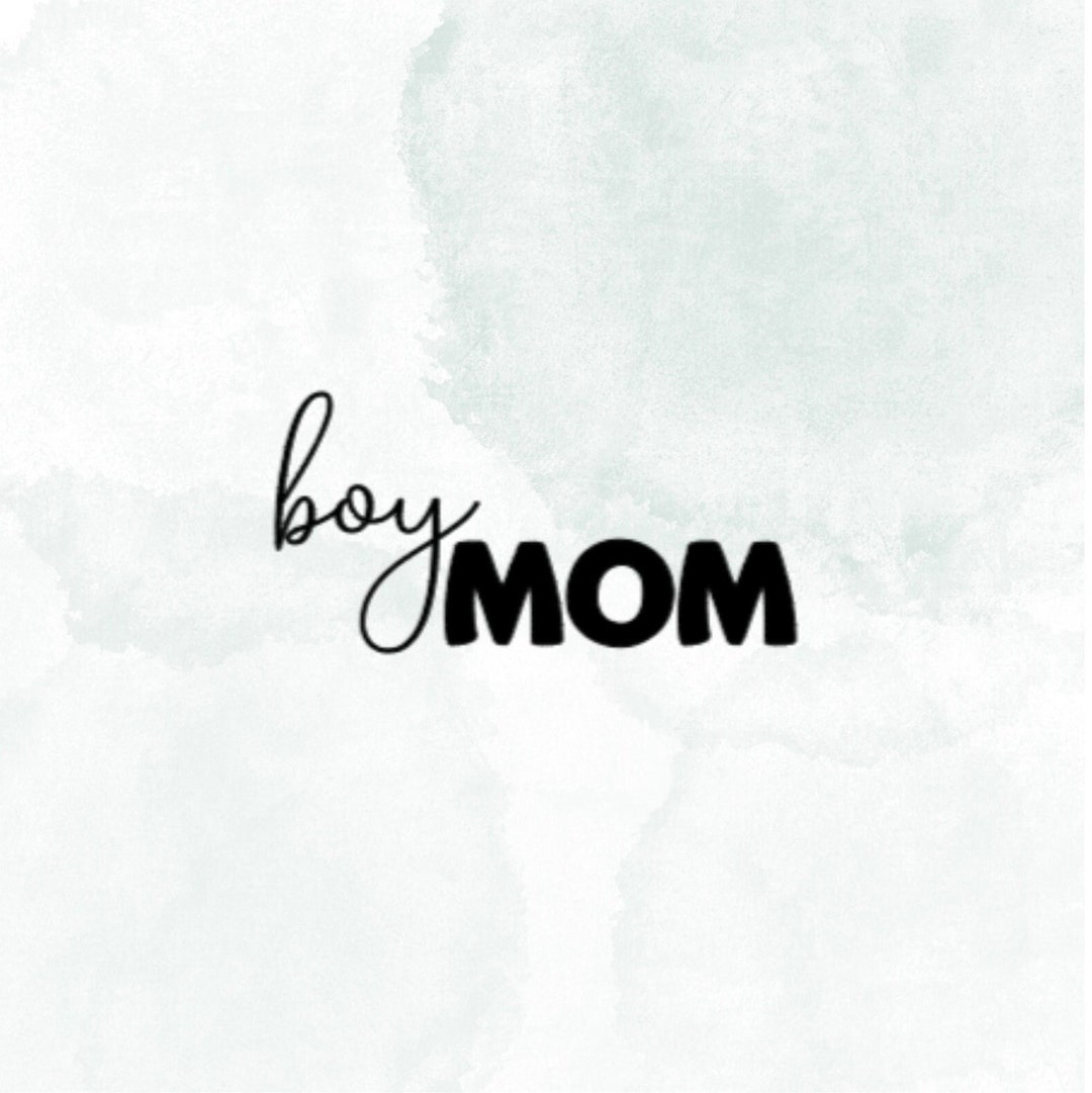 Boy Mom Decal - Boy Mom Sticker - Laptop Sticker - Water Bottle/tumbler ...
