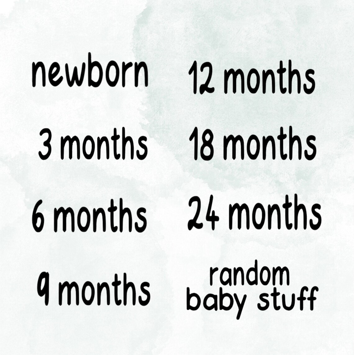 Baby Clothes Storage Labels - Etsy