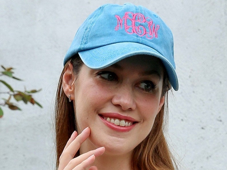 Personalized Unisex Hat Monogram ' Baseball Cap Summer Vacation Travel ...