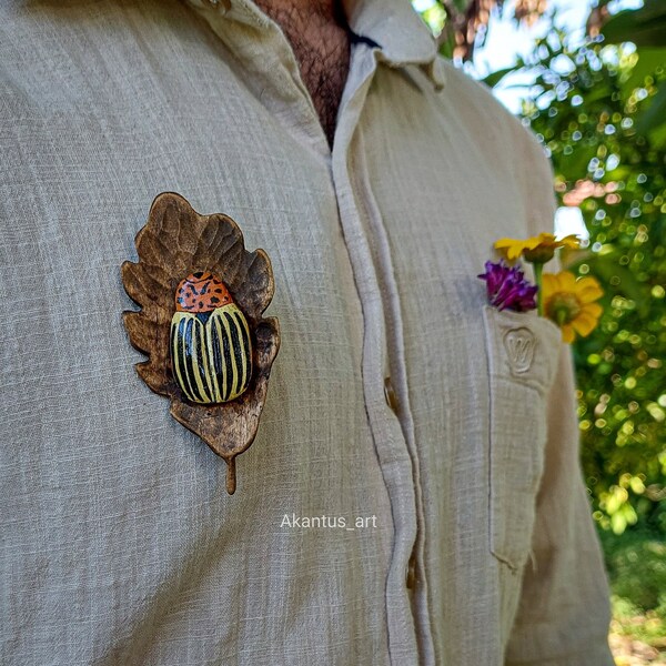 Chrysanthemum Brooch - Etsy
