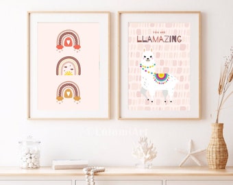Llama Art Print | Etsy