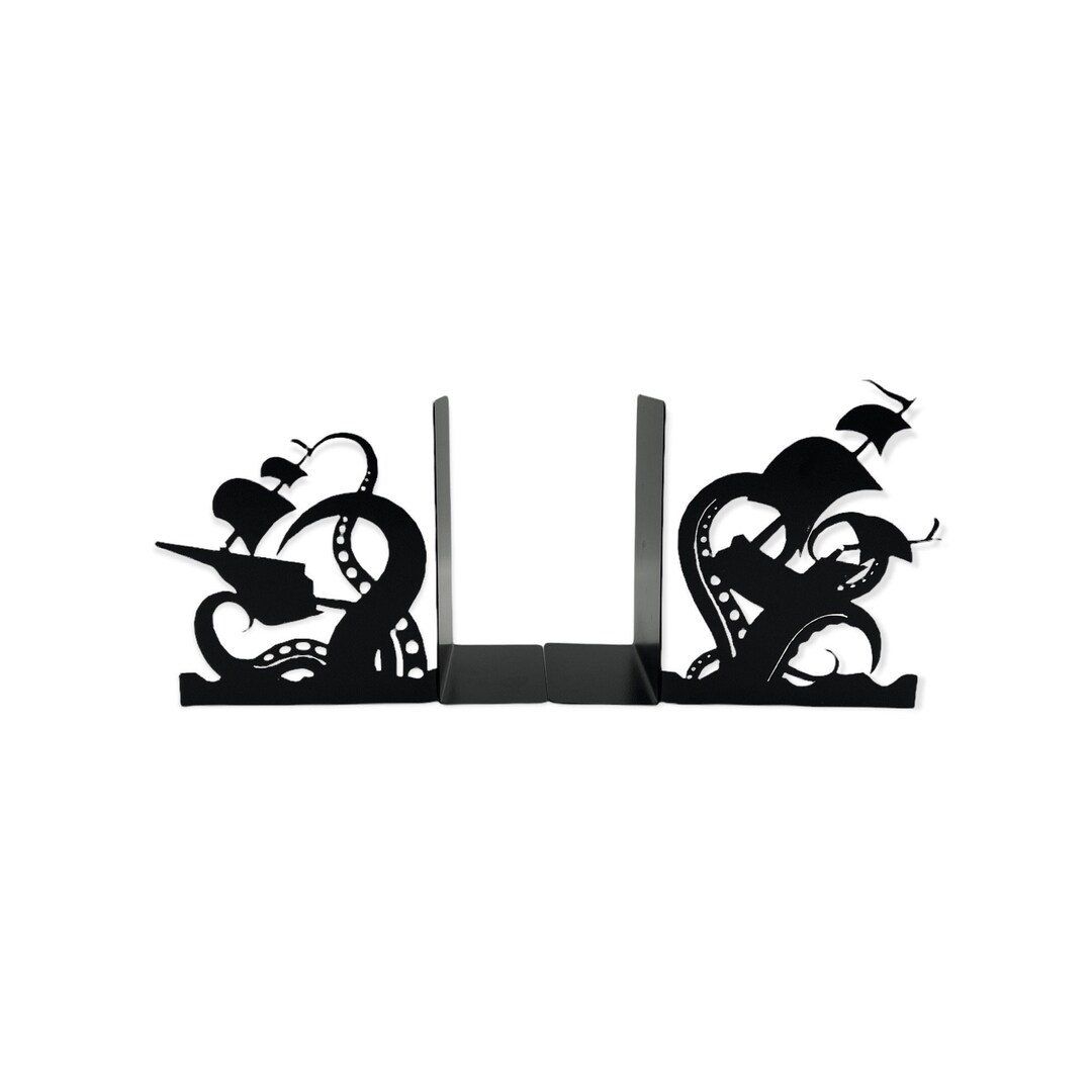 Sea Monster Bookend, Kraken Reading Bookends, Pirate Ship, Children ...