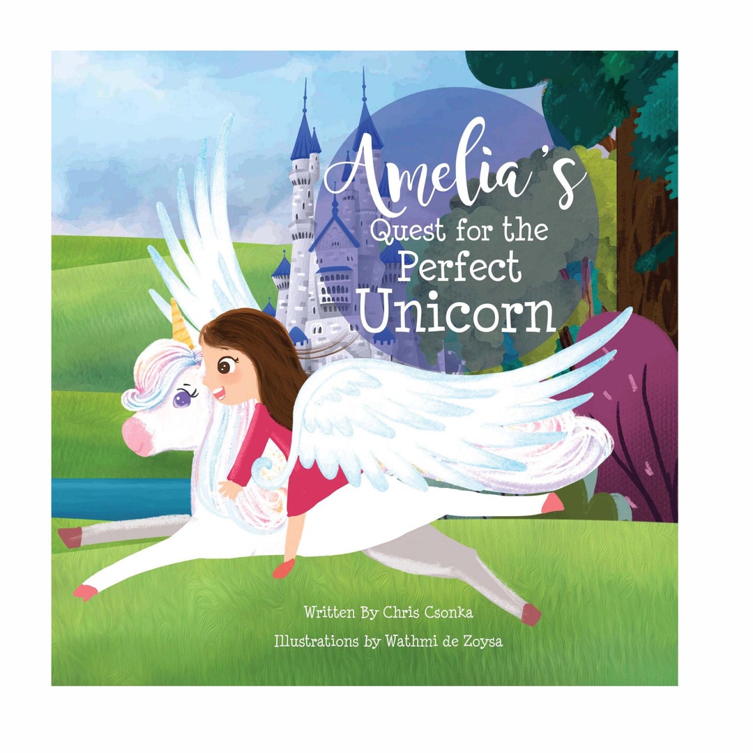 Amelia's Quest for the Perfect Unicorn Book, Kids Book, Unicorn Book - Etsy