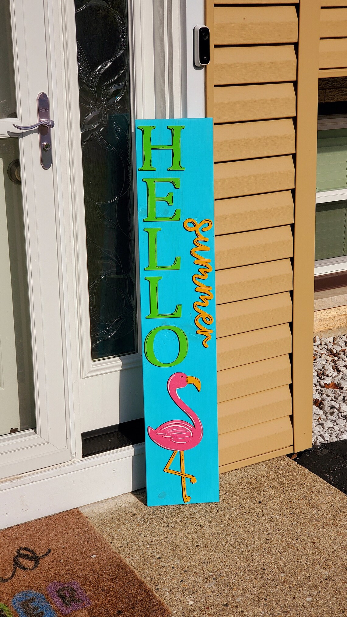 Tropical Hello Summer Porch Leaner - Etsy