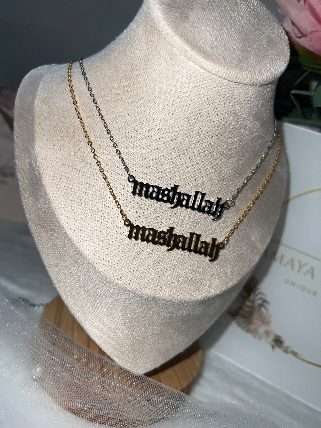 MASHALLAH NECKLACE | Islamic Jewellery | Eid Gifts | Muslim Jewellery ...