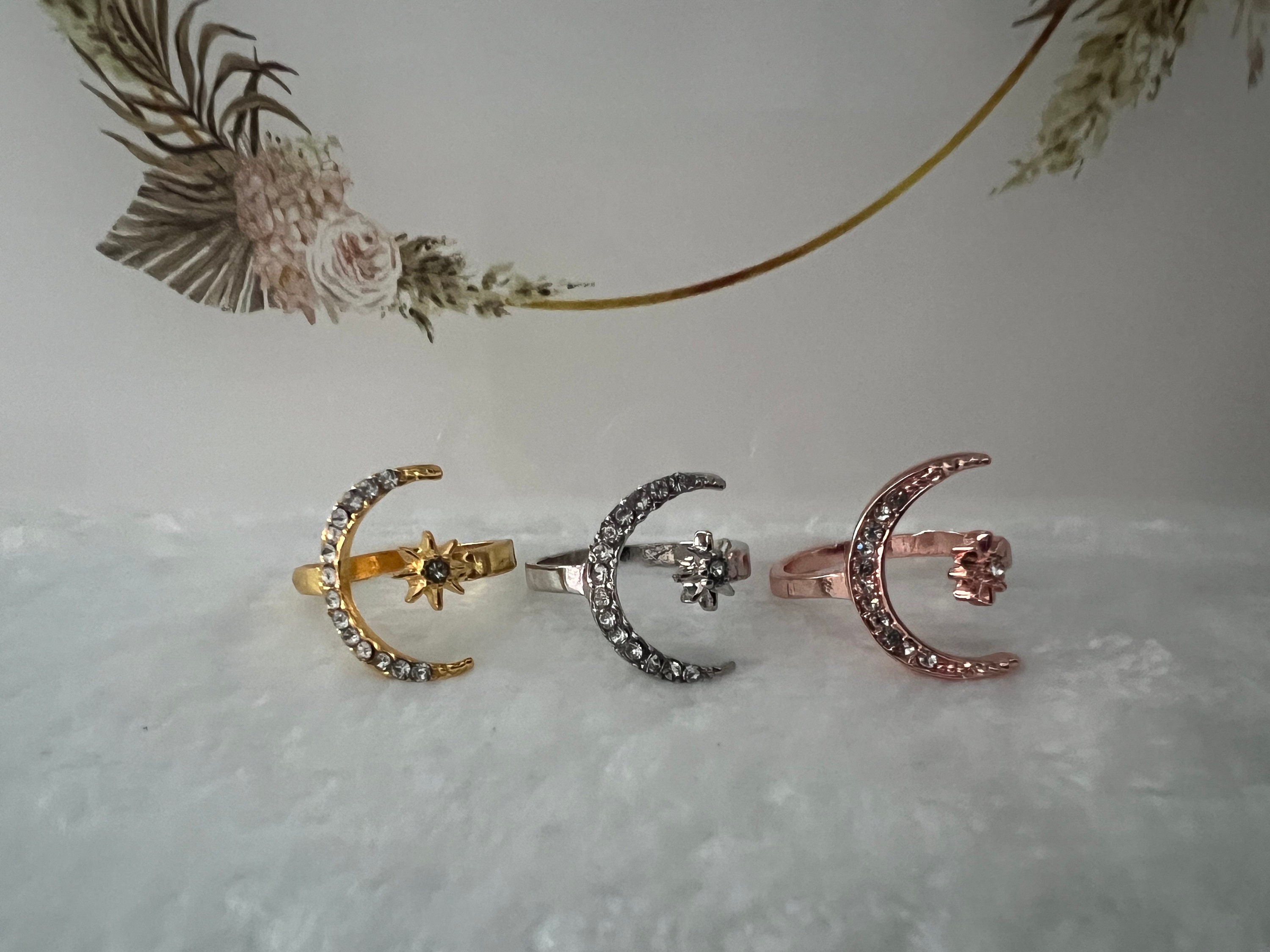 Moon & Star Ring | Pakistan Flag Jewellery | Gift Idea | Celestial ...