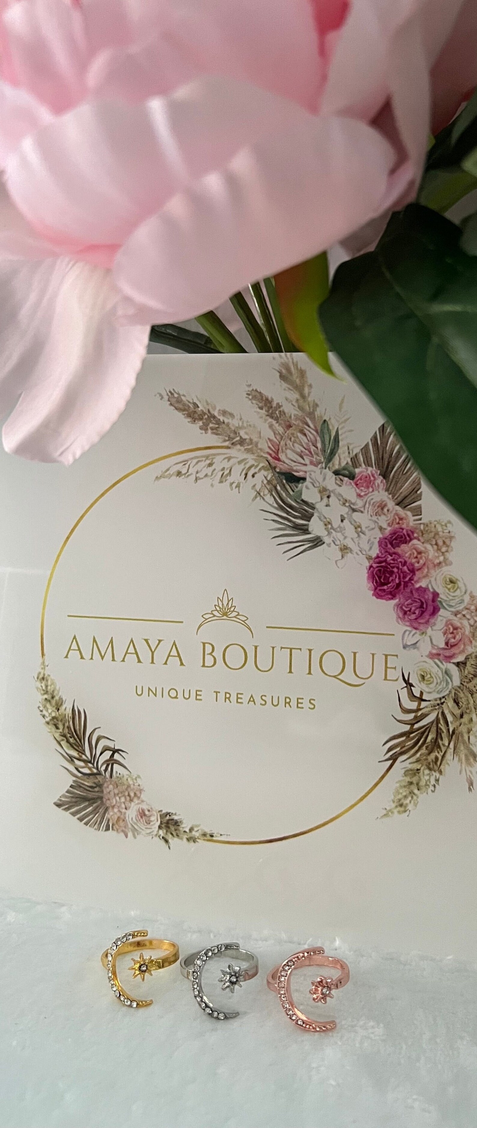 Moon & Star Ring | Pakistan Flag Jewellery | Gift Idea | Celestial ...