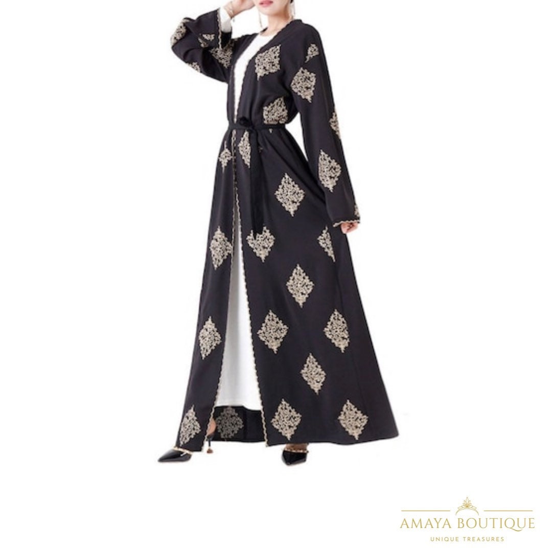 Open Abaya | Modest Clothing | Islamic Clothing | Eid Dress | - Etsy