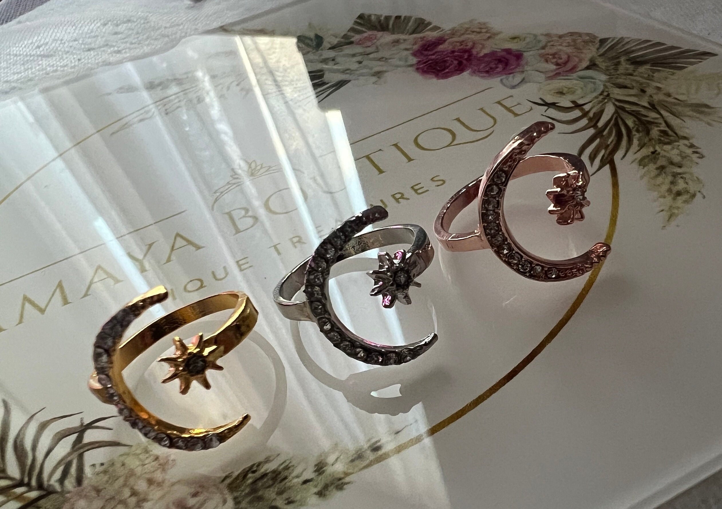 Moon & Star Ring | Pakistan Flag Jewellery | Gift Idea | Celestial ...