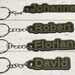 Create Your Own 3D Printed Name Keychain - Fully Customizable and ...