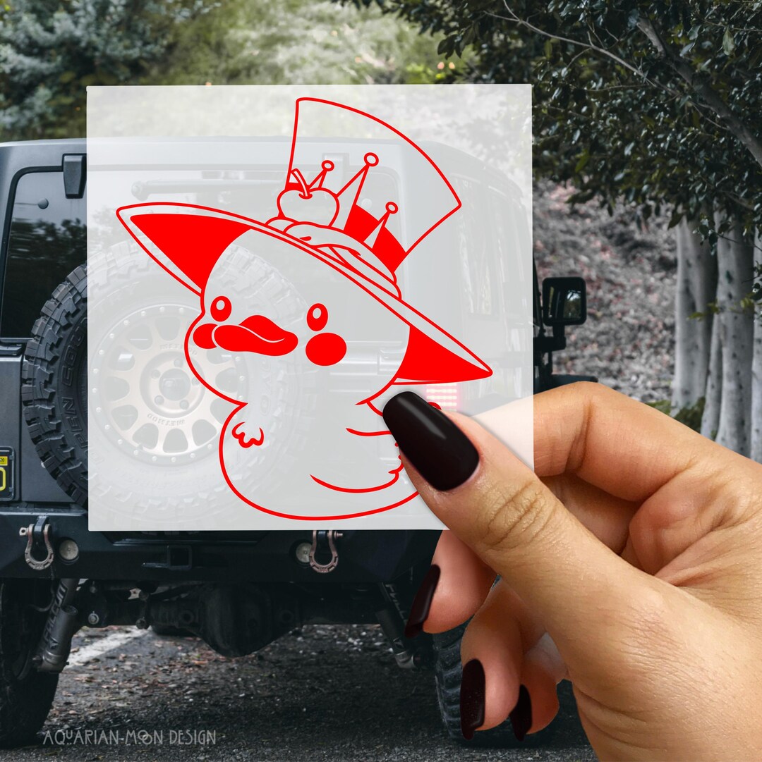 Luci Rubber Ducky Car Decal - Hazbin Hotel Vinyl Sticker - Etsy