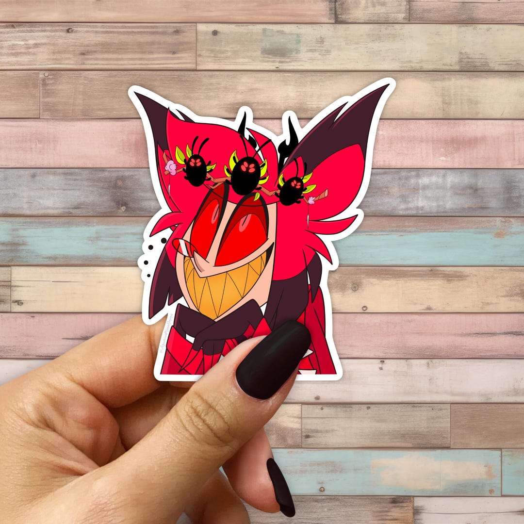 Alastor Roach Crown Sticker: Hazbin Hotel Vinyl Decal - Etsy